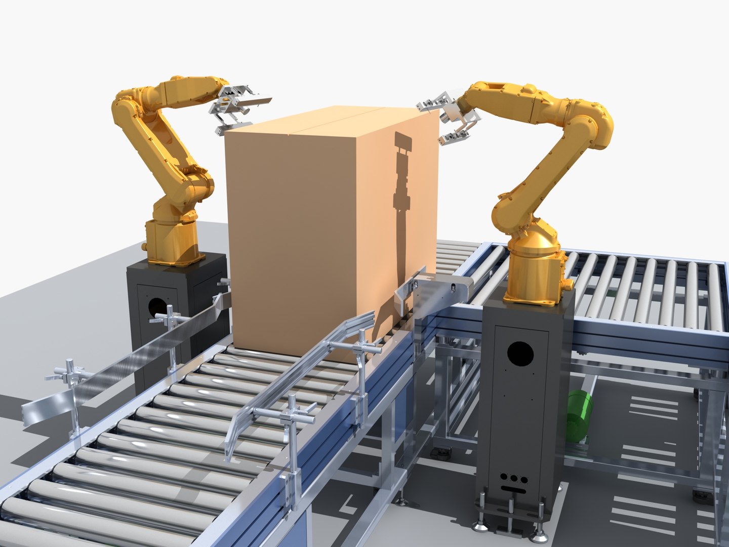 3D model Industrial Equipment 23 - Inspection of Cardboard Box Outer ...