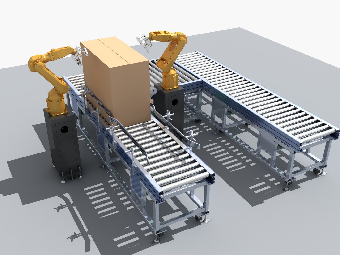 3D model Industrial Equipment 23 - Inspection of Cardboard Box Outer ...