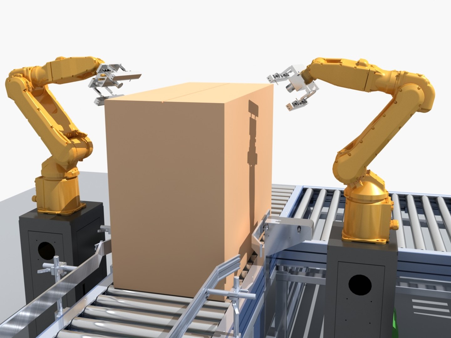 3D model Industrial Equipment 23 - Inspection of Cardboard Box Outer ...