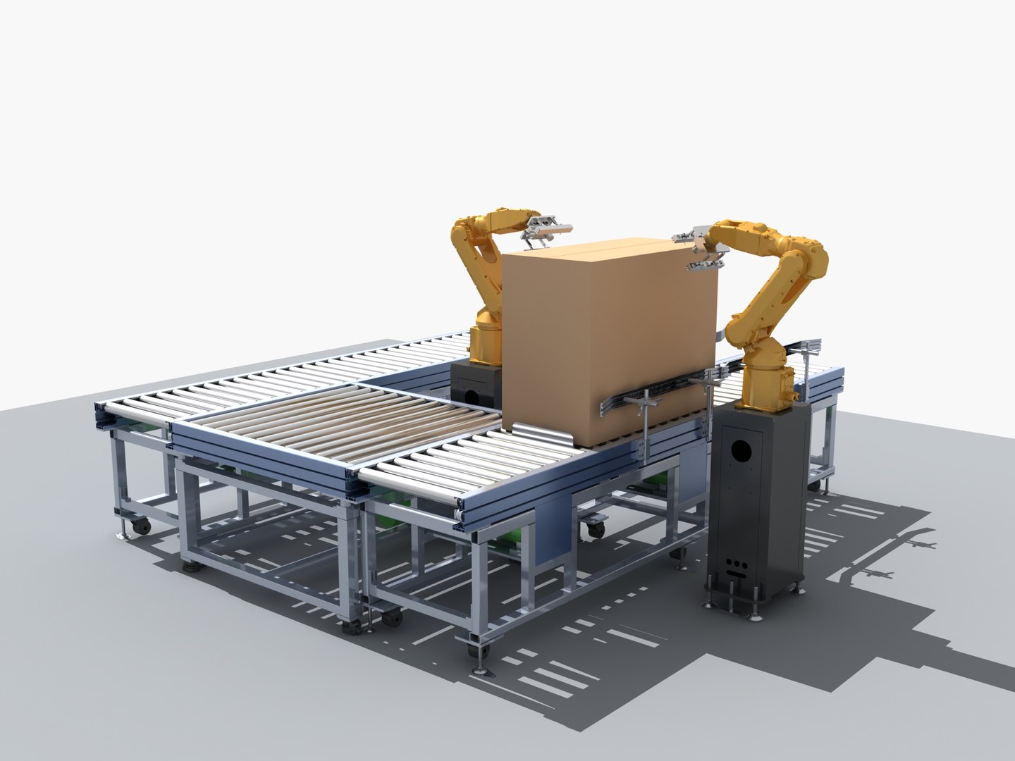 3D model Industrial Equipment 23 - Inspection of Cardboard Box Outer ...