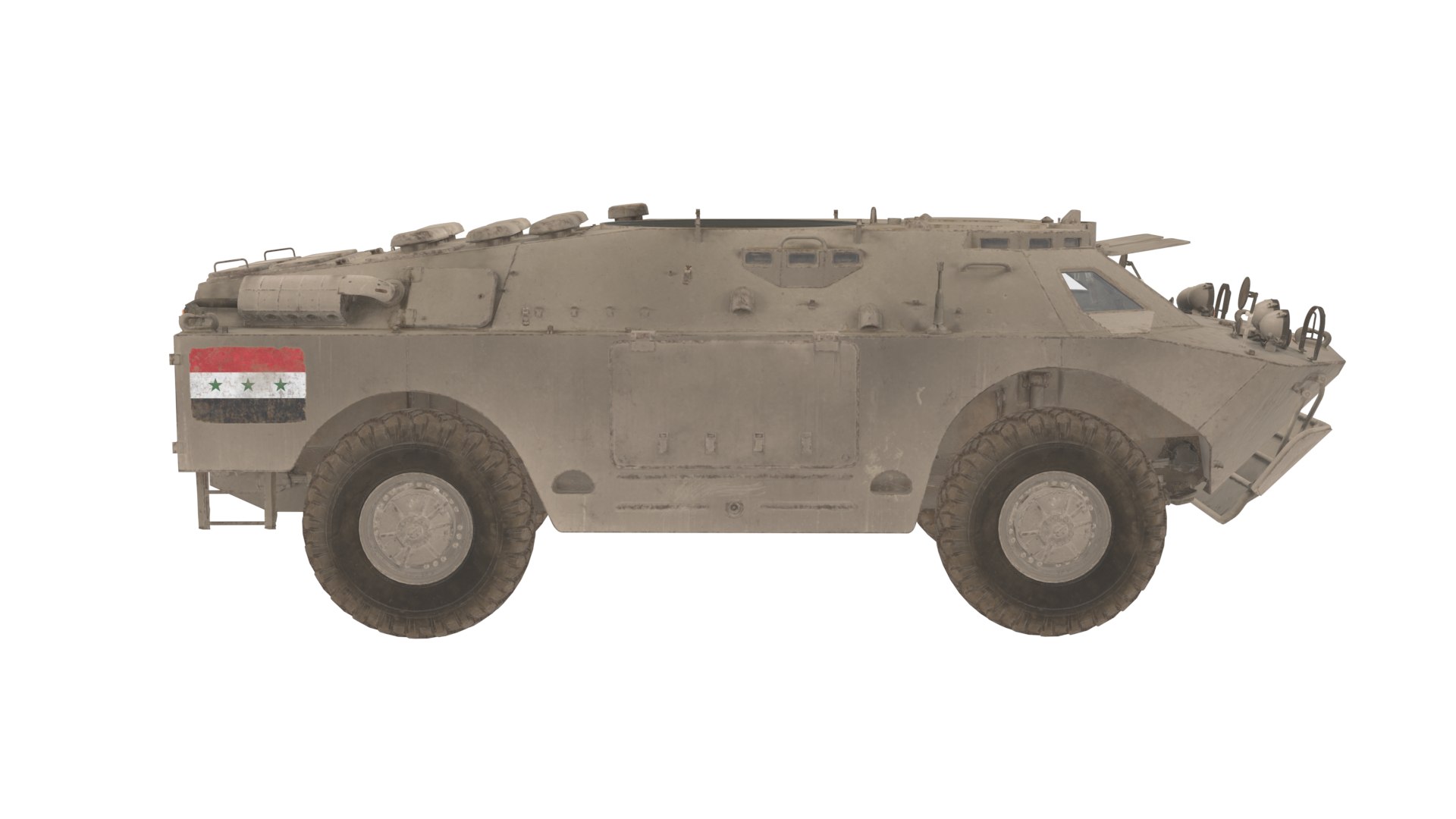 3D Gaz Brdm 2 Rigged Armored Reconnaissance Vehicle 3D Model High ...