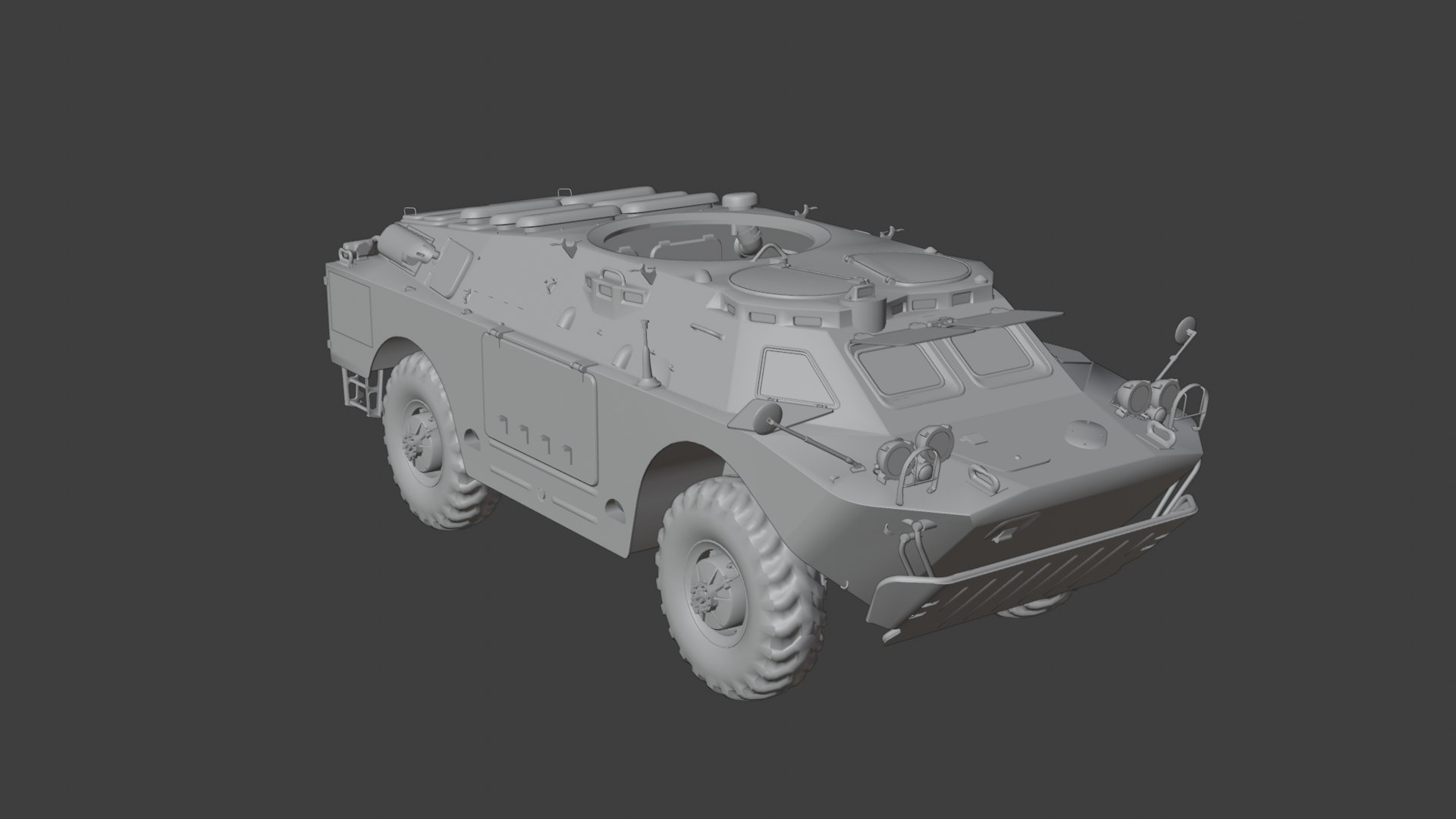 3D Gaz Brdm 2 Rigged Armored Reconnaissance Vehicle 3D Model High ...