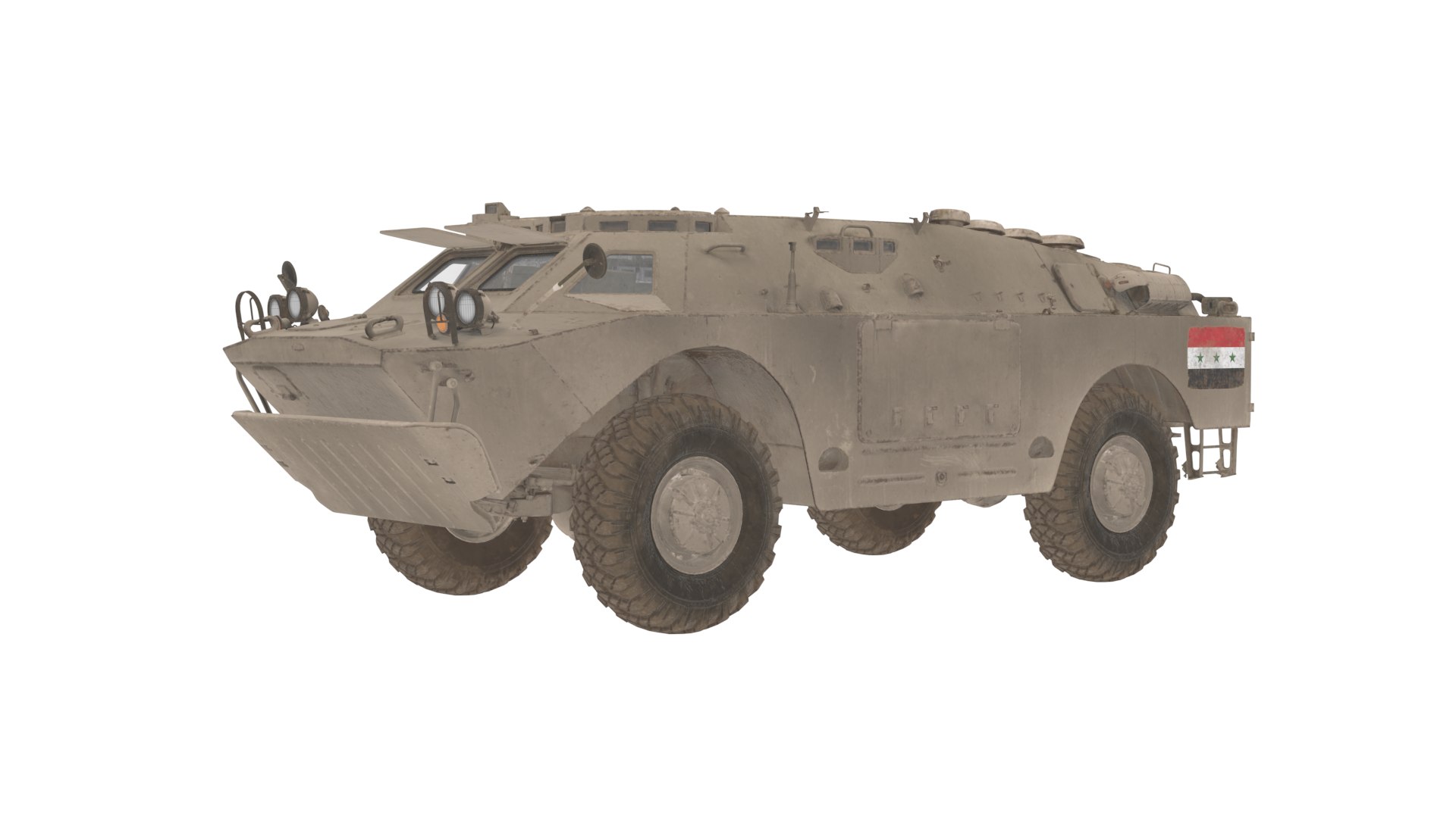 3D Gaz Brdm 2 Rigged Armored Reconnaissance Vehicle 3D Model High ...