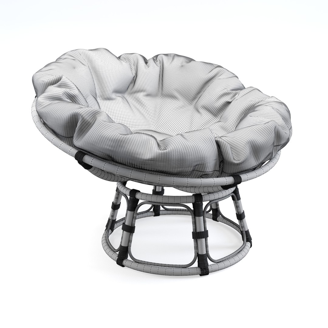 Wicker Chair Model - TurboSquid 1262495