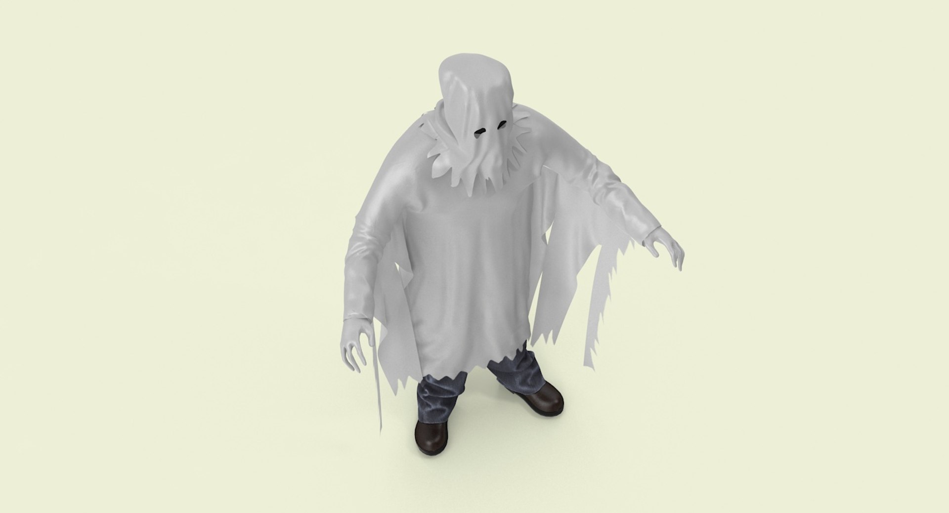 3d Max Ghost Costume