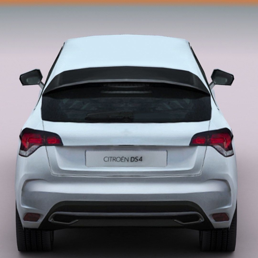 2012 Citroen Ds4 3d Model