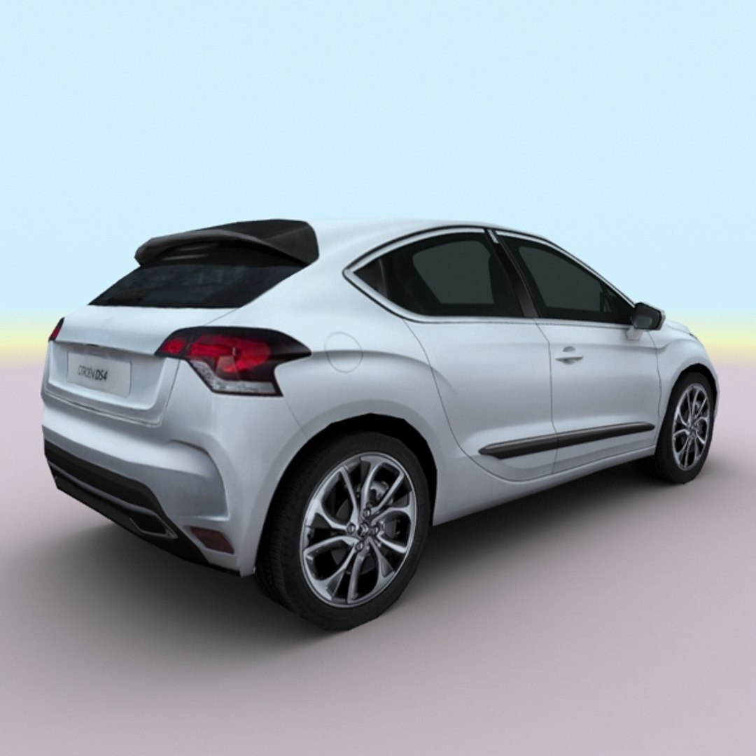 2012 Citroen Ds4 3d Model