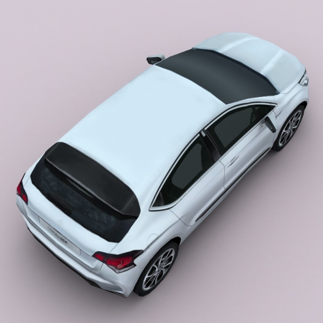 2012 Citroen Ds4 3d Model