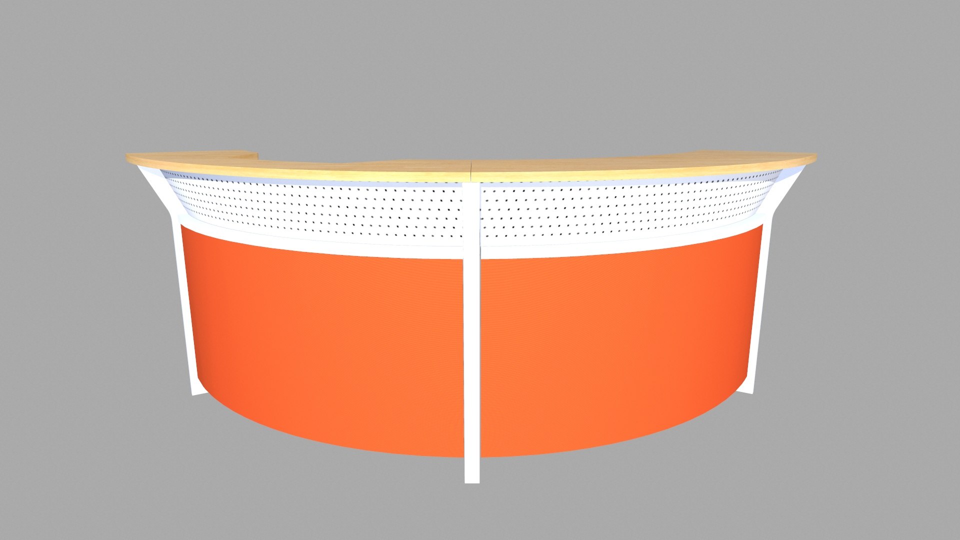 Reception Table 3D Model - TurboSquid 2331218