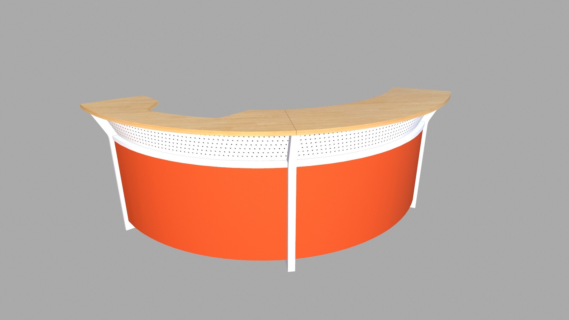 Reception Table 3D Model - TurboSquid 2331218