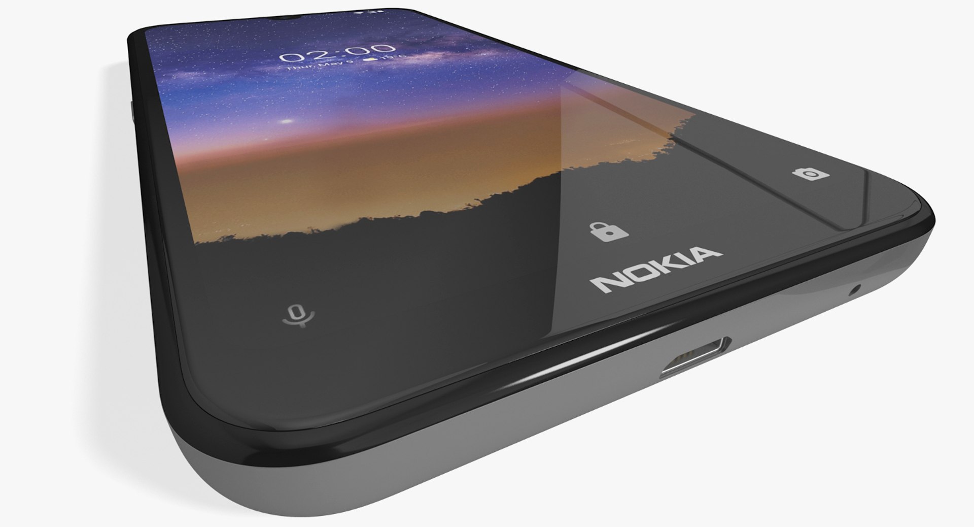 3D Nokia 2 Steel Model - TurboSquid 1418473
