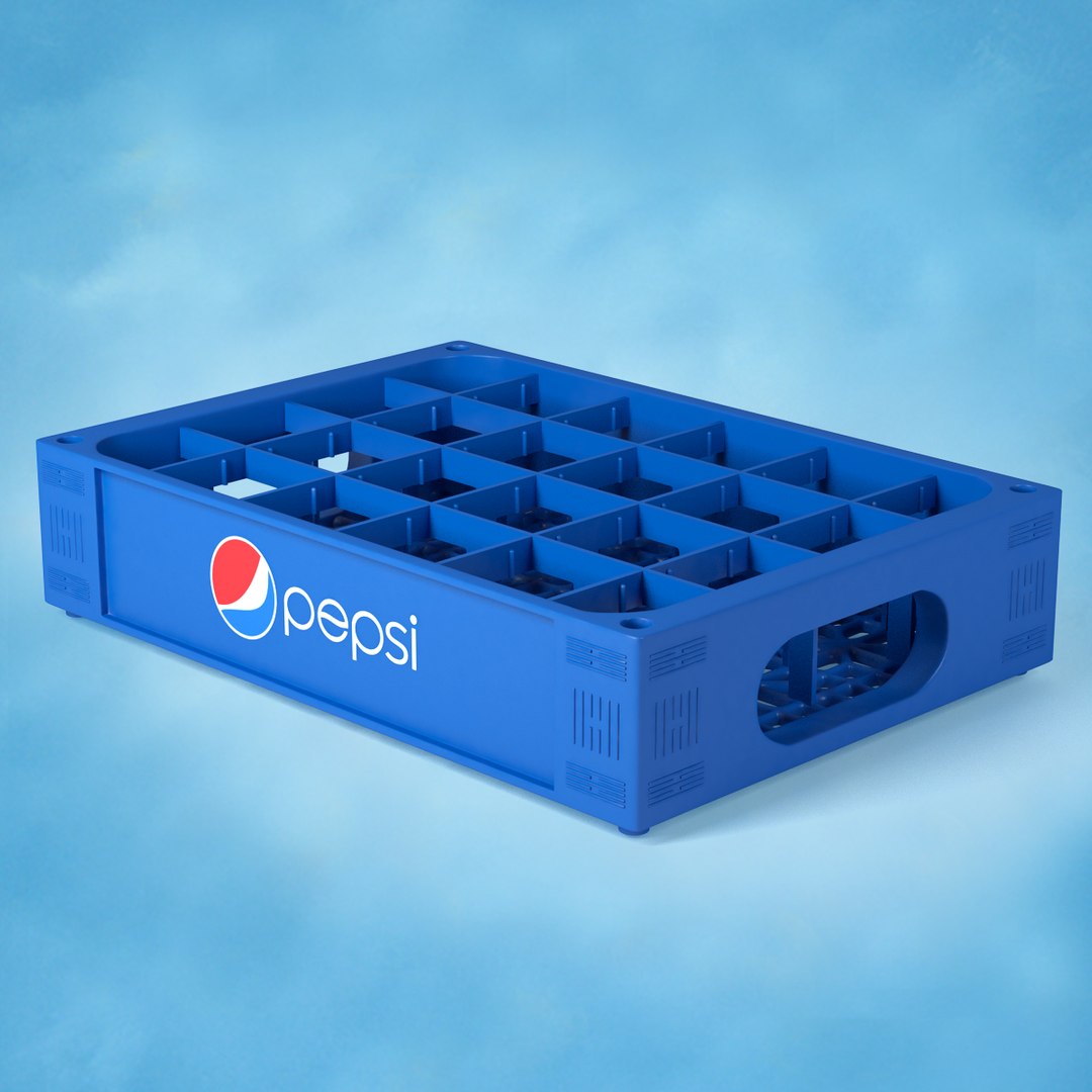 3d Model Pepsi Crate Plastic