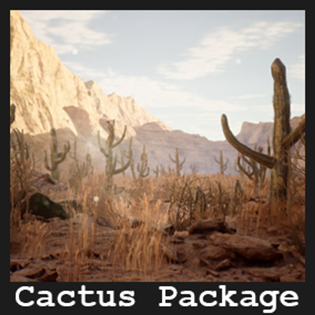 3D Model Cactus Package 16 Assets - TurboSquid 2111594