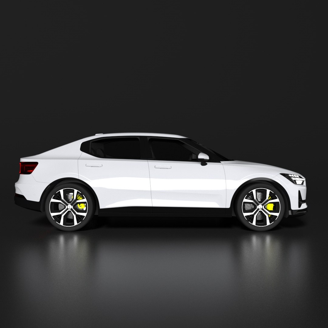 3D Polestar 2 Model - TurboSquid 2369499
