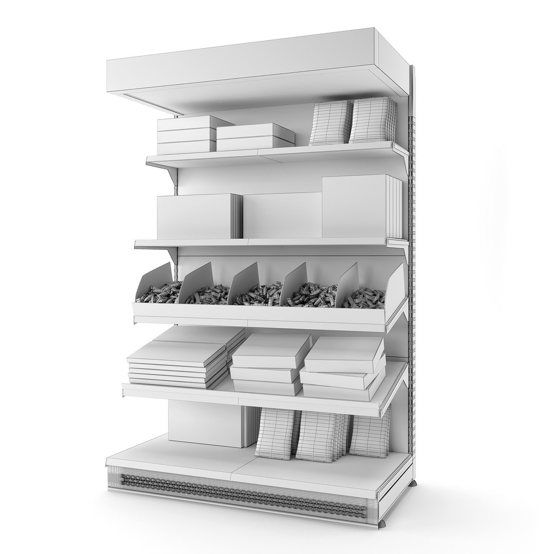 Commercial Rack 3D model - TurboSquid 2048706