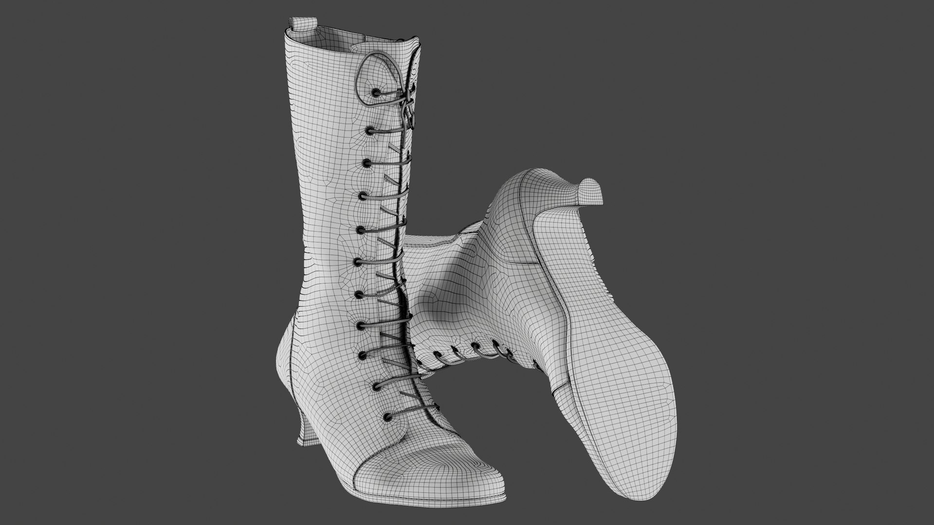 3D Model Mesh Heels - Shoes - TurboSquid 1645804