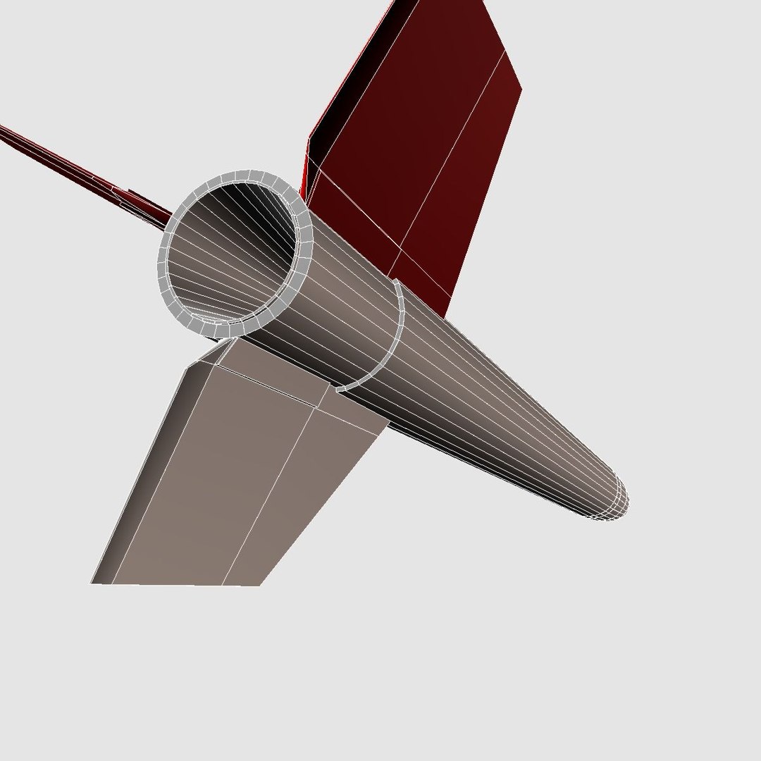 3d Sounding Rocket Black Brant Model
