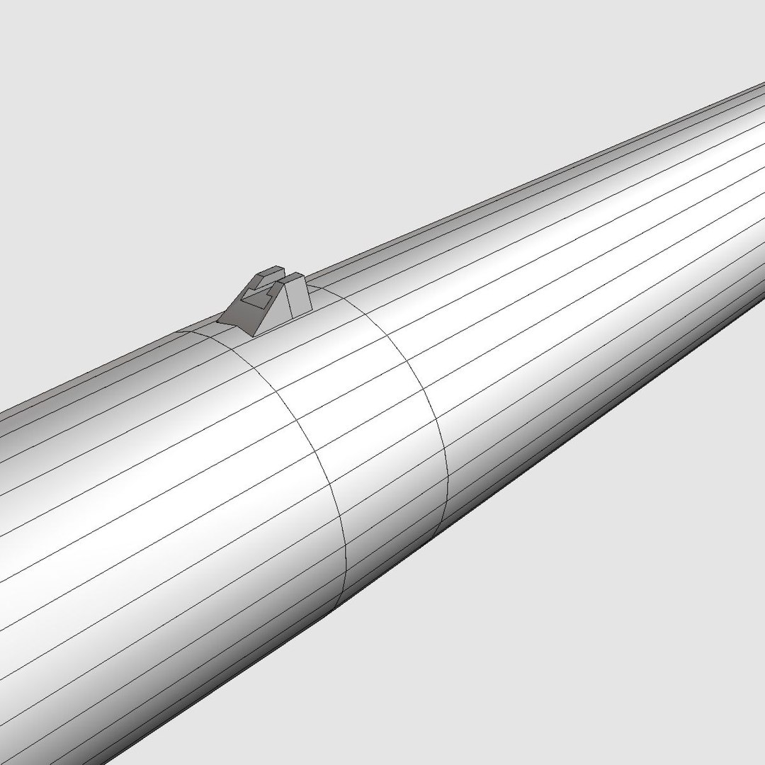 3d Sounding Rocket Black Brant Model