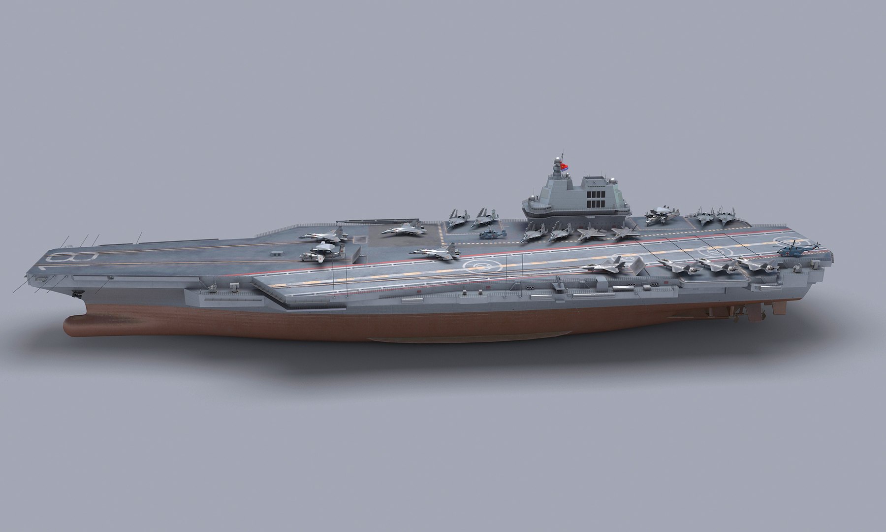 3D Chinese Aircraft Carrier CV-18 Fujian Model - TurboSquid 1983617