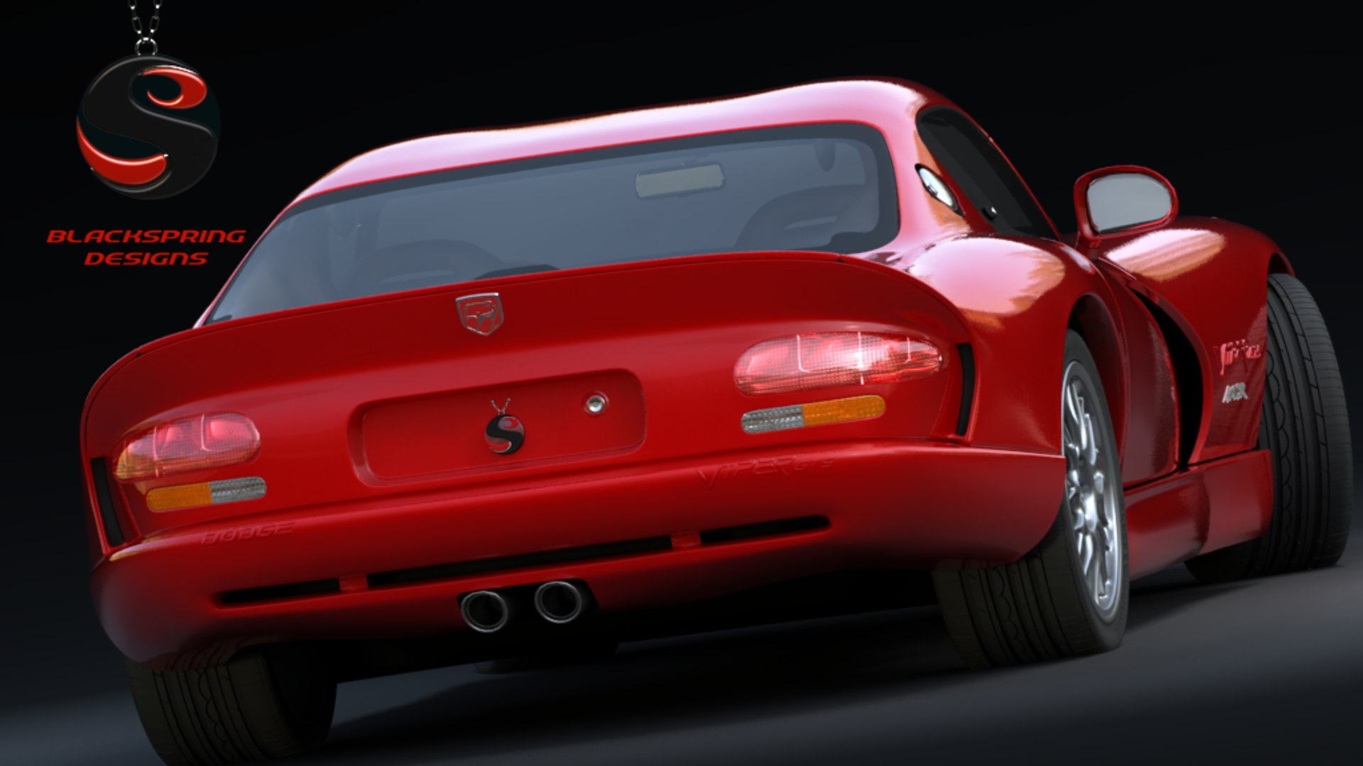 3d Dodge Viper Gts Acr Model