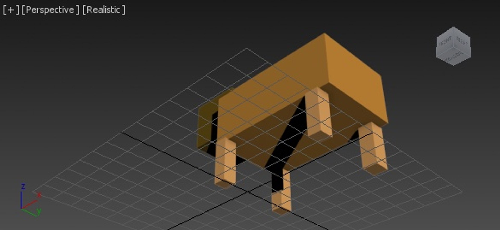 3d Model Minecraft Cow Walking Animation