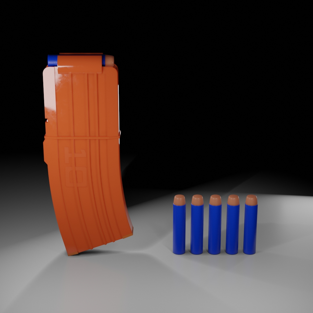 Nerf Magazine Model - TurboSquid 1510153