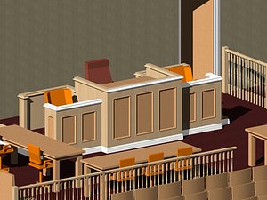 3D Courtroom Models | TurboSquid