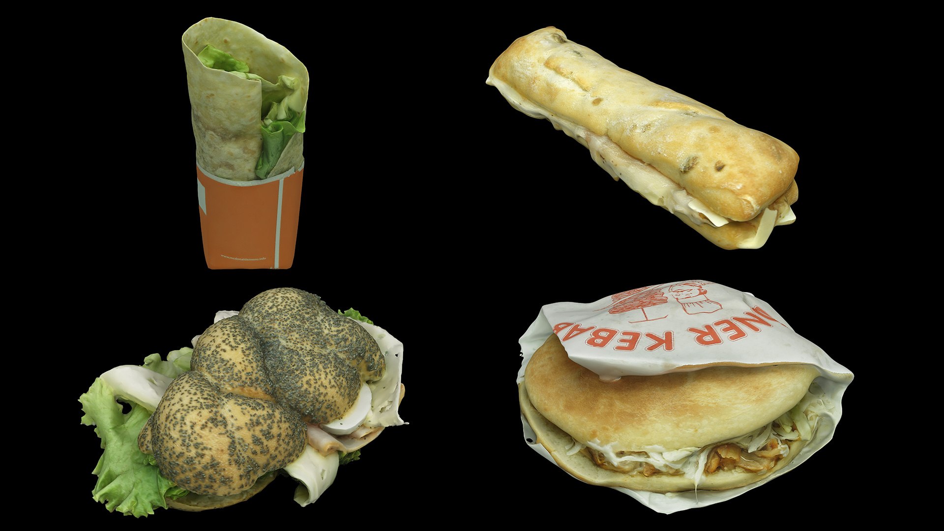 3D Sandwich Collection 07 - TurboSquid 2181453