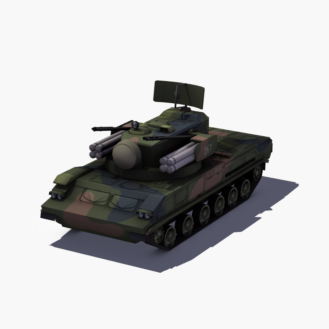 3ds Sa19 Tunguska Vehicle