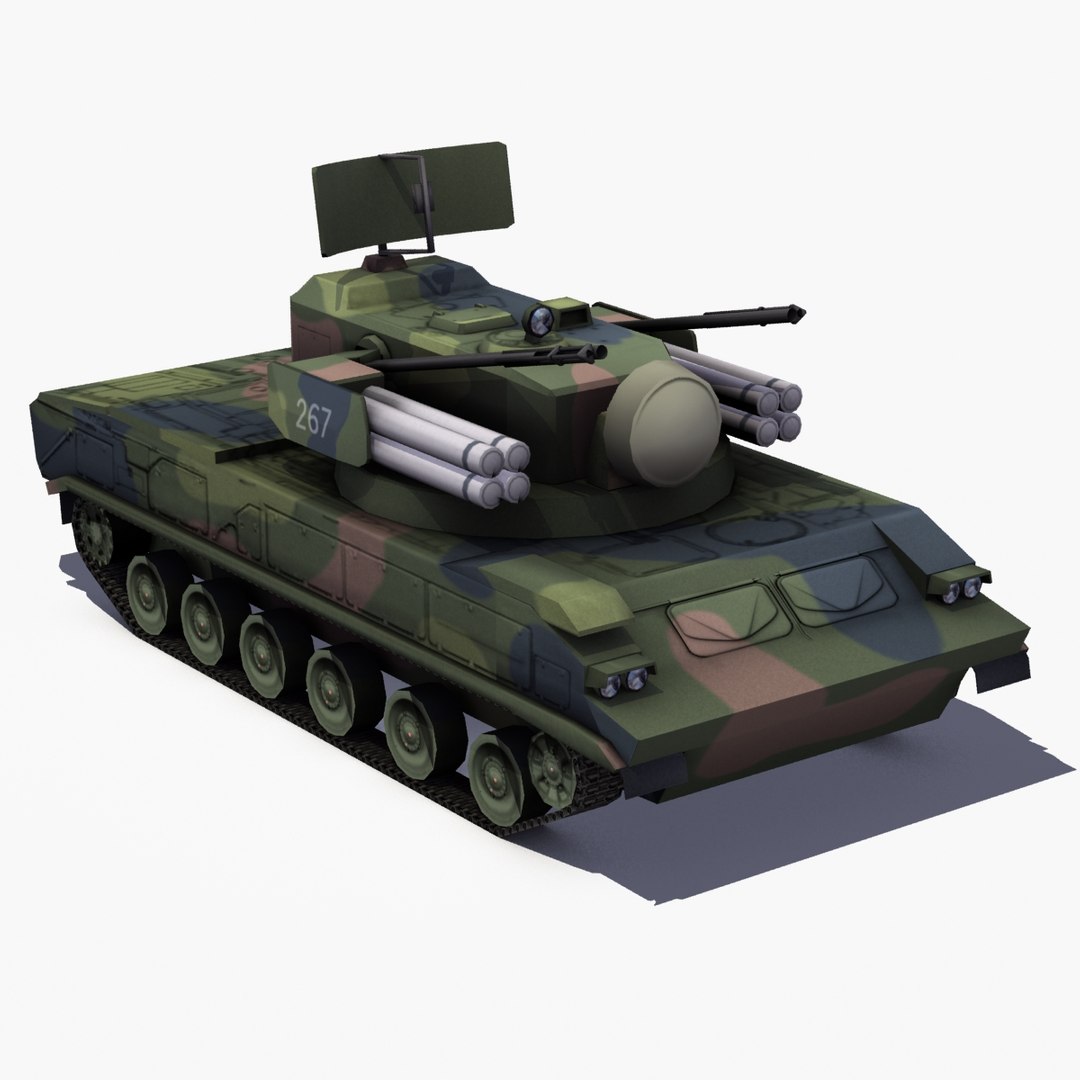 3ds Sa19 Tunguska Vehicle