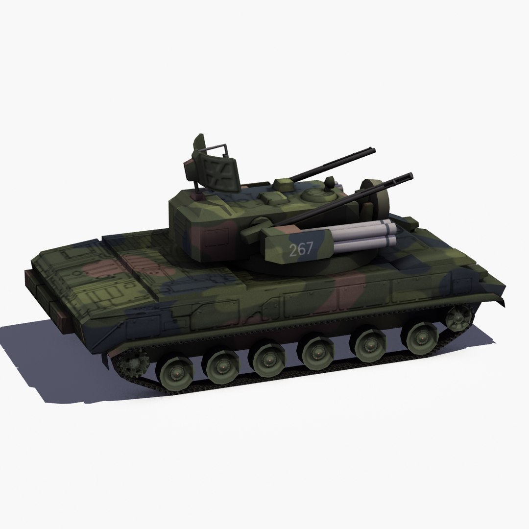 3ds Sa19 Tunguska Vehicle