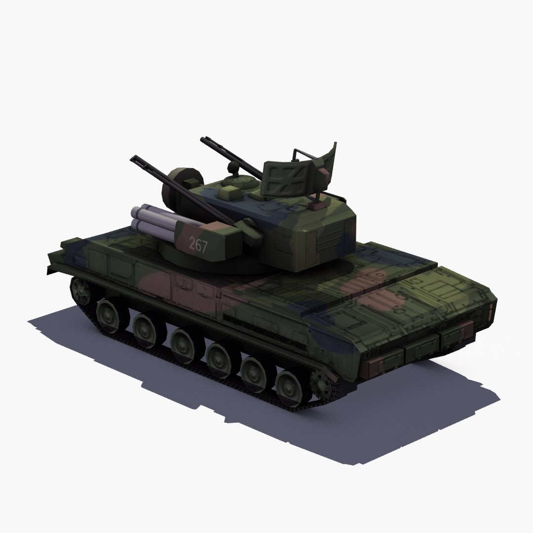 3ds Sa19 Tunguska Vehicle