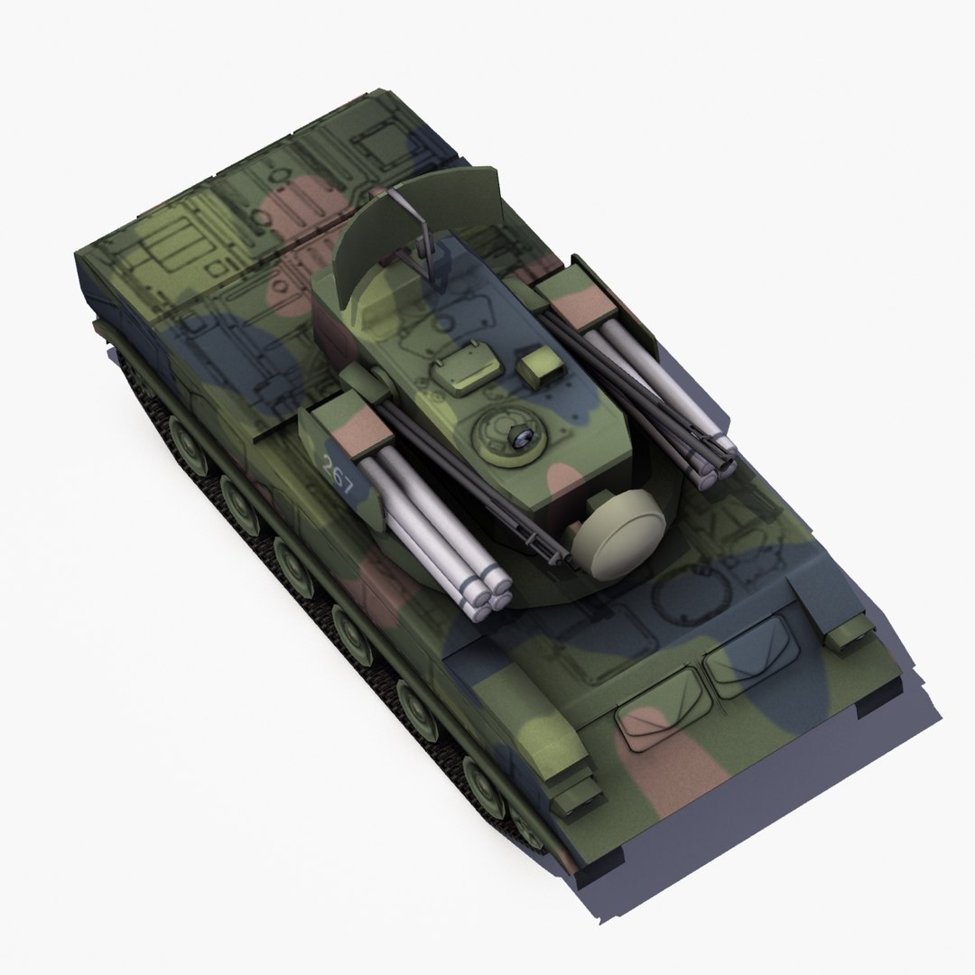 3ds Sa19 Tunguska Vehicle