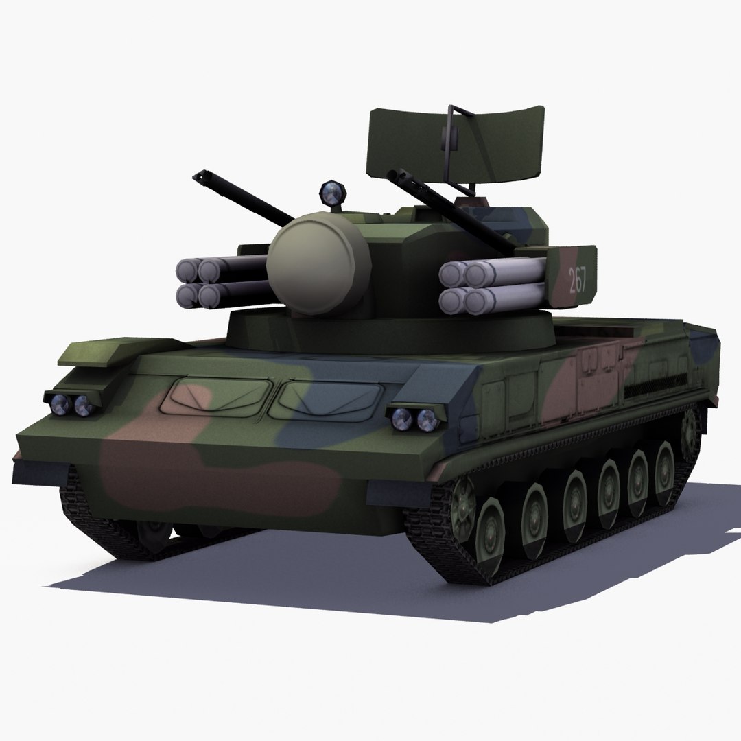3ds Sa19 Tunguska Vehicle
