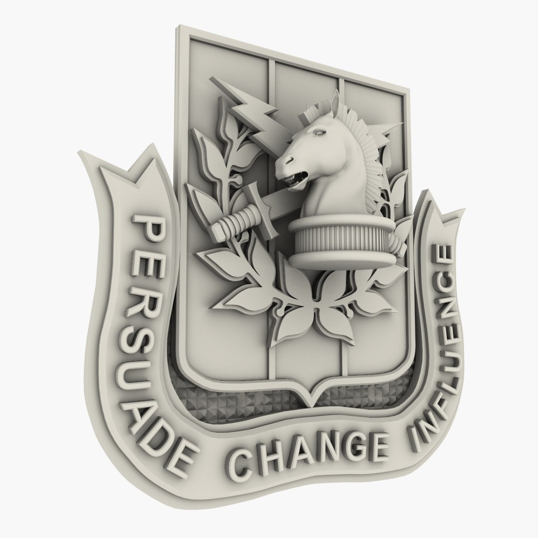 3D Psychological Operations Psyop Emblem - TurboSquid 1270008