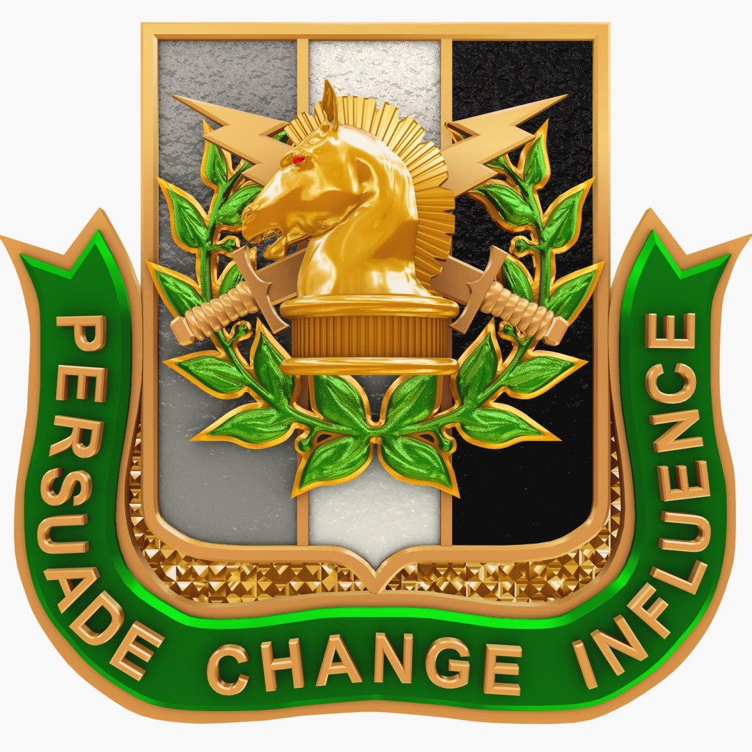 3D Psychological Operations Psyop Emblem - TurboSquid 1270008