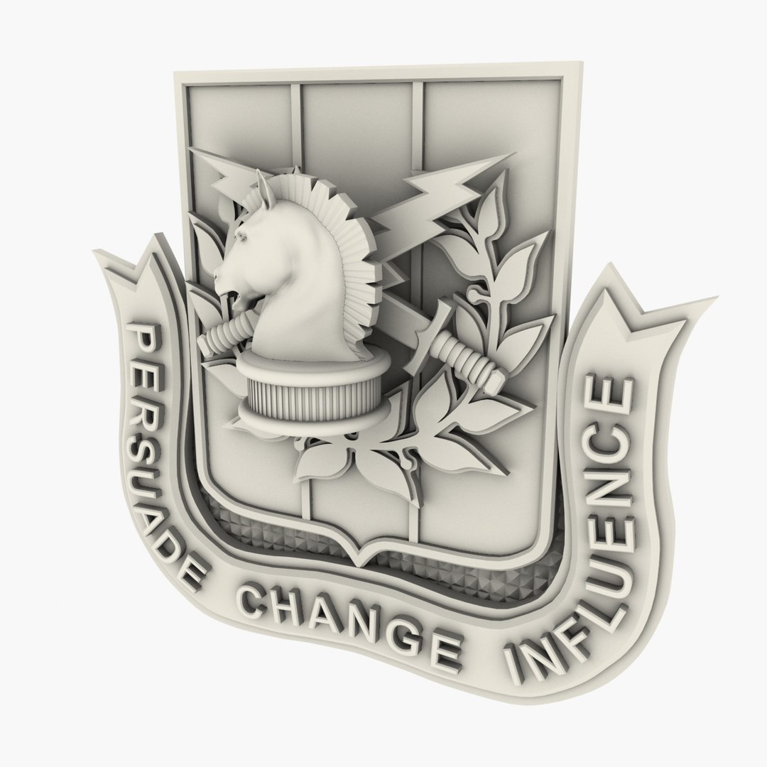 3D Psychological Operations Psyop Emblem - TurboSquid 1270008