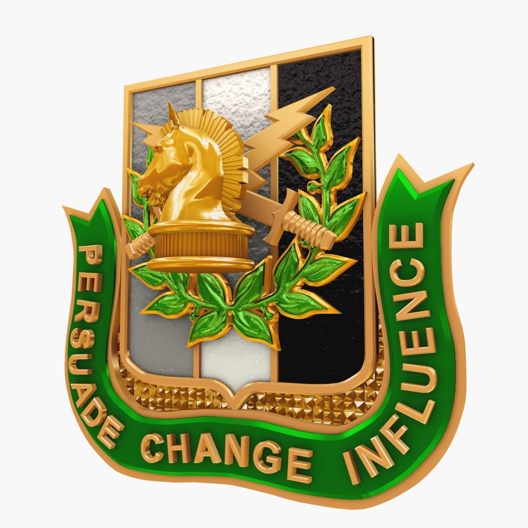 3D Psychological Operations Psyop Emblem - TurboSquid 1270008