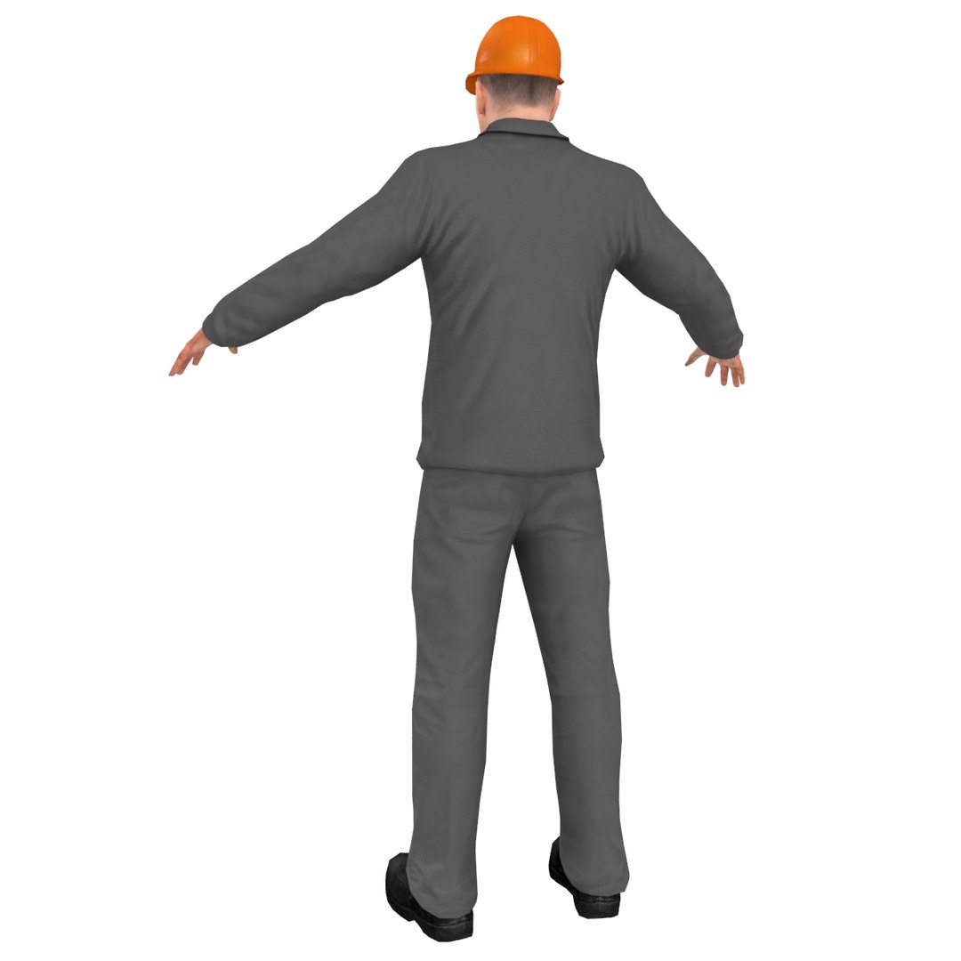 3D Model Character Worker Person - TurboSquid 1275578