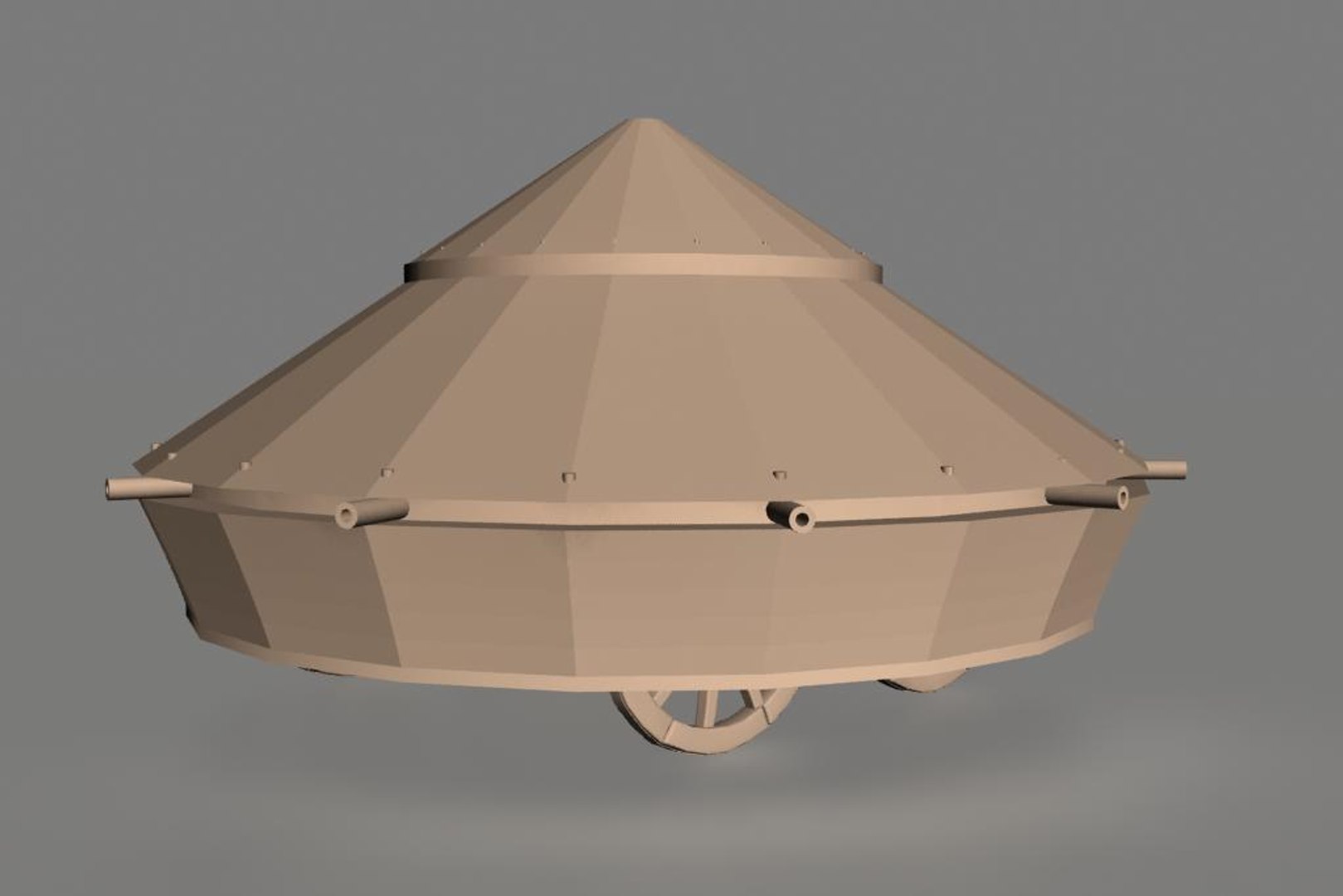 3d Model Leonardo Da Vinci Tank