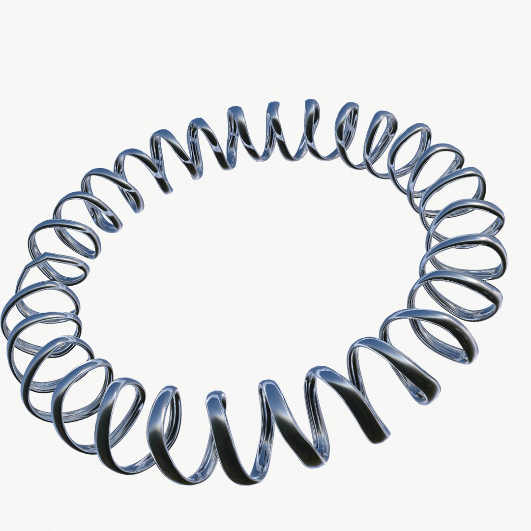 Metal Spiral Spring 3D Model - TurboSquid 1410655