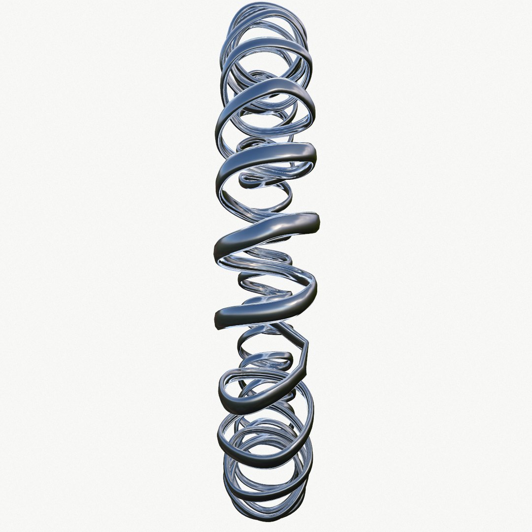 Metal Spiral Spring 3D Model - TurboSquid 1410655