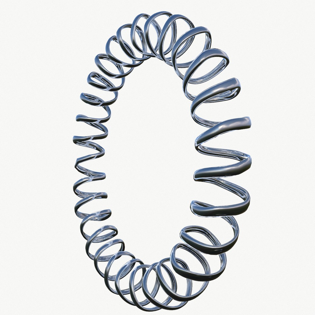 Metal Spiral Spring 3D Model - TurboSquid 1410655