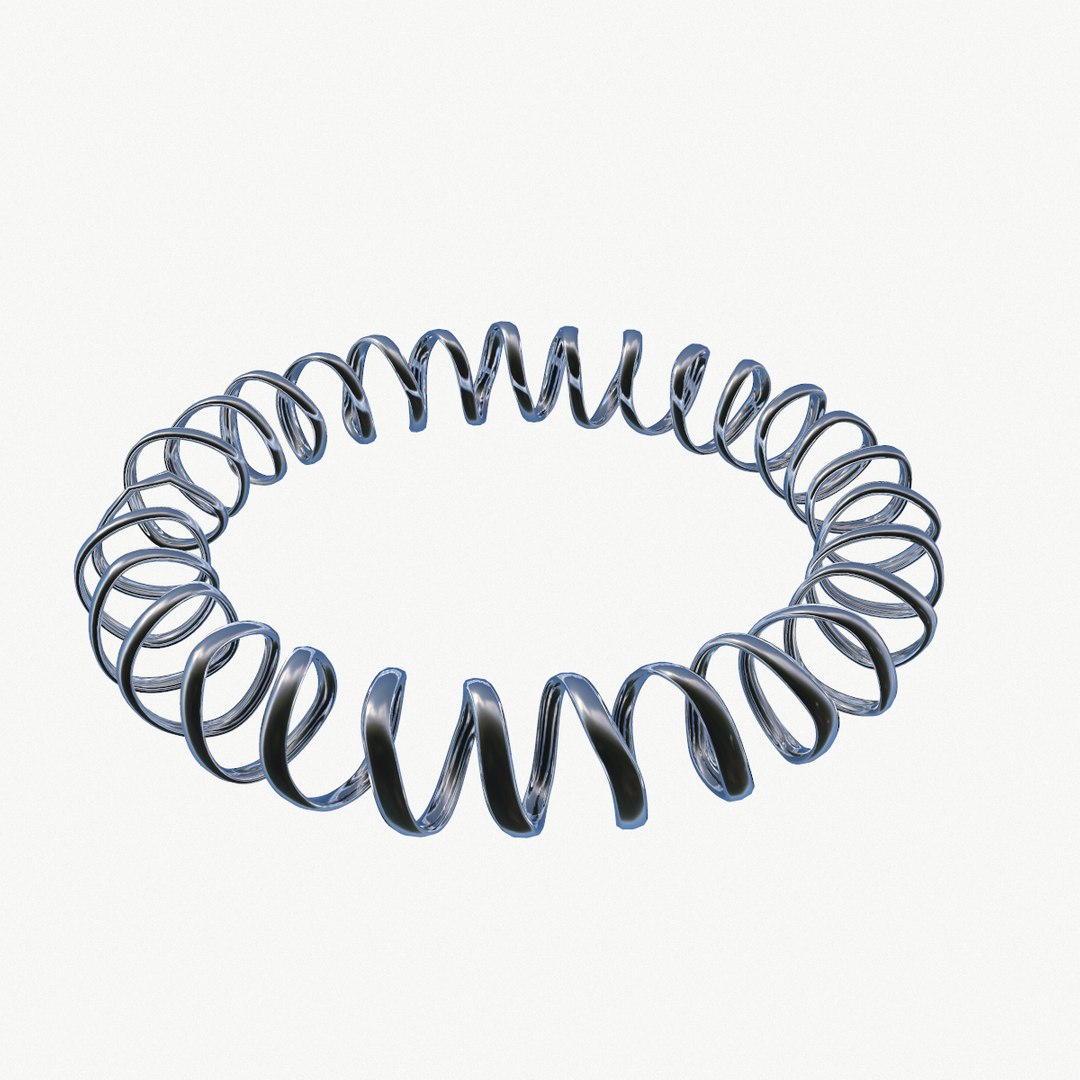 Metal Spiral Spring 3D Model - TurboSquid 1410655