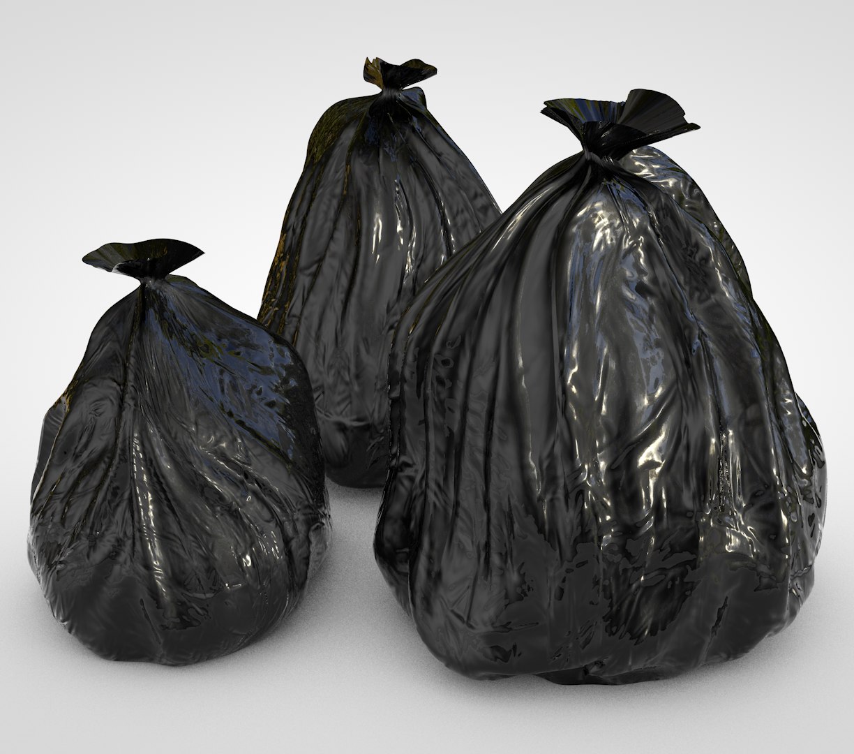 3D Garbage Bags Model - TurboSquid 1505375