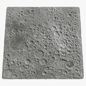 moon surface texture 3d