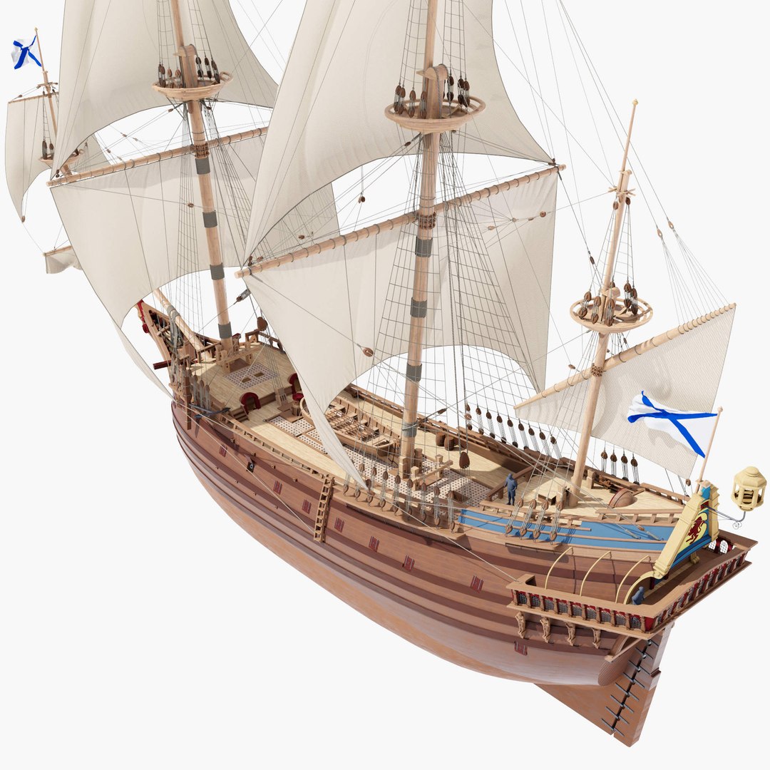 3D Frigate 1600 XVII - TurboSquid 2010143