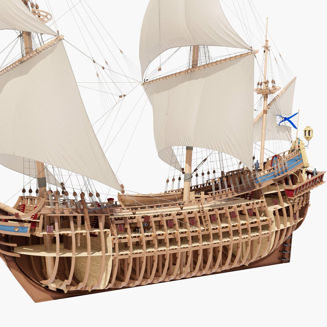 3D Frigate 1600 XVII - TurboSquid 2010143