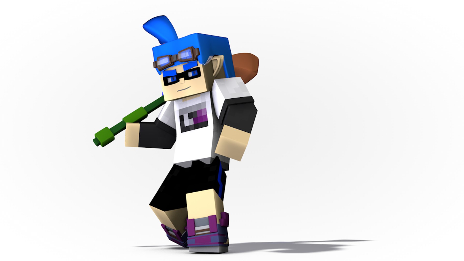 Minecraft Splatoon Rigs 3d C4d
