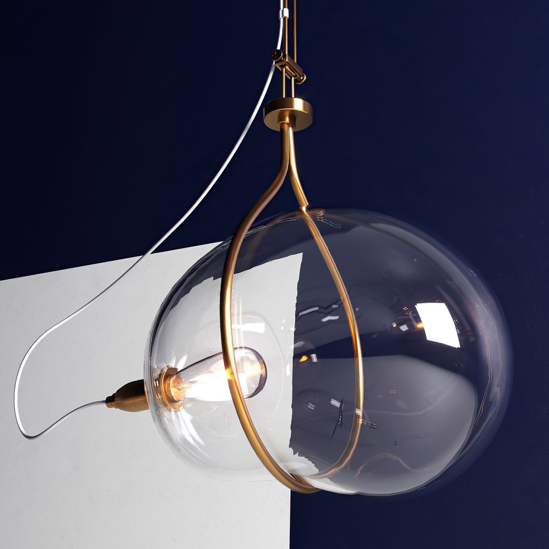 3D Model Lighting With Bubbles Of Glass - TurboSquid 1947026